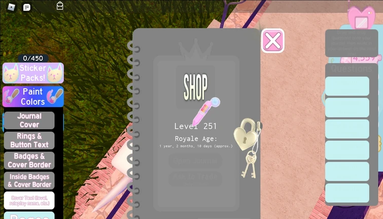 What was the first badge you earned in Royale High and what is your RH ...