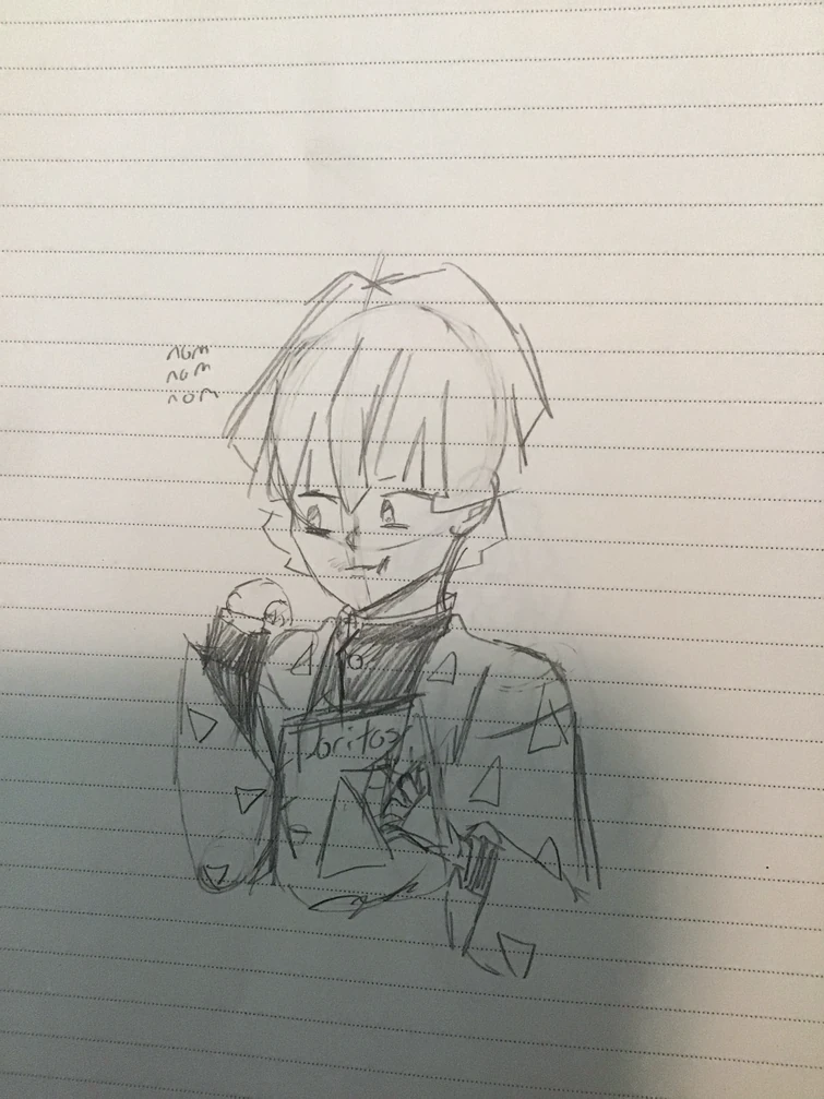 Kny drawings I did at school part 1 | Fandom