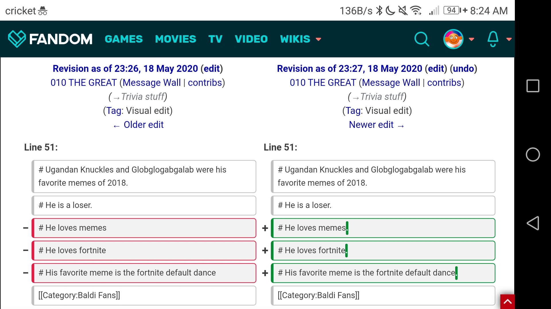 Reason for something | Fandom