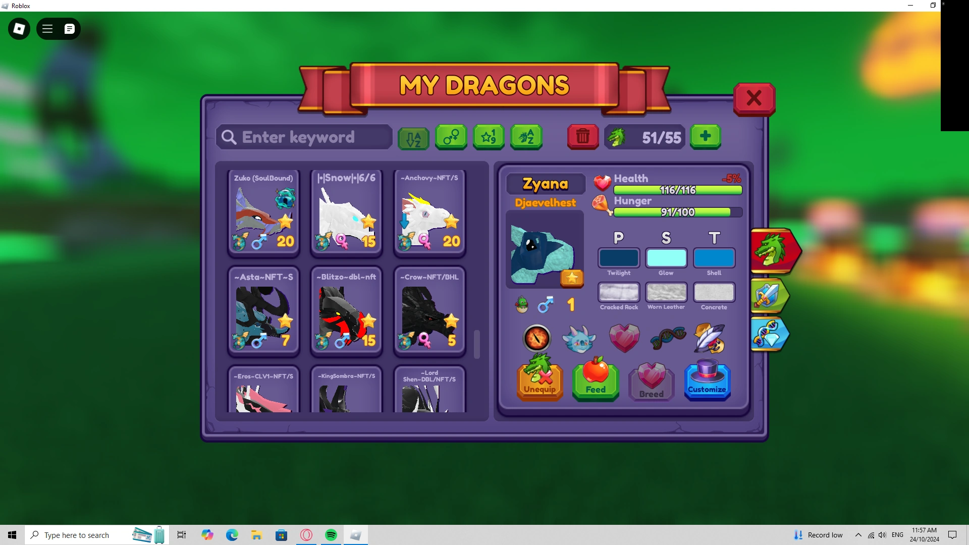 Just noticed i hatched a default coloured Djaevelhest | Fandom