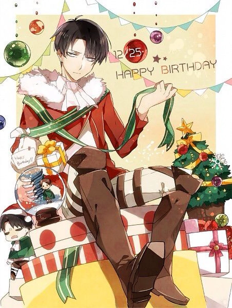 Happy early b day Levi!(b day Dec 25th | Fandom