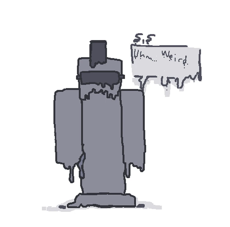 WAY too drippy statue/melting statue requested by JaydenYip | Fandom