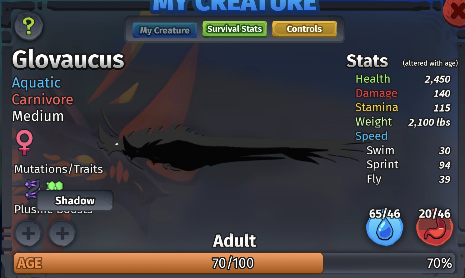 selling shadow mut glovacus | Fandom