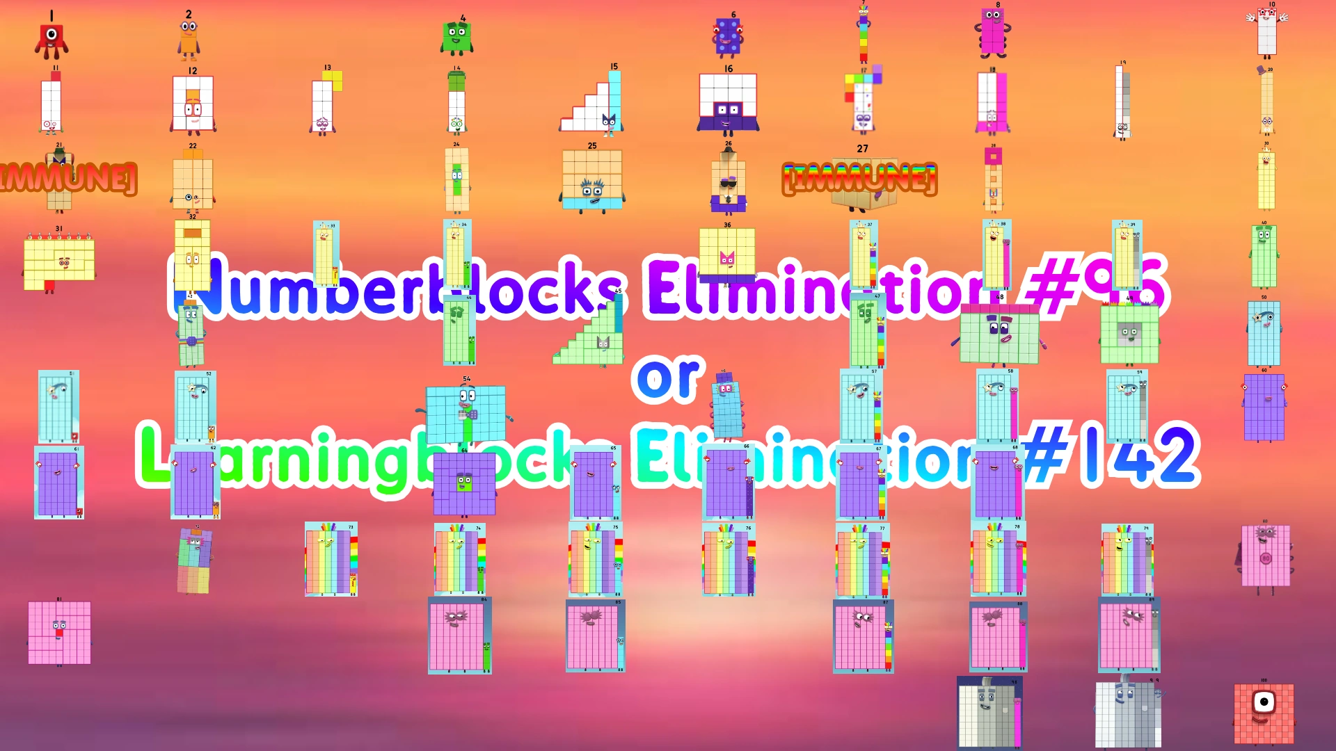 Learningblocks Elimination #142 or Numberblocks Elimination #96 or ...
