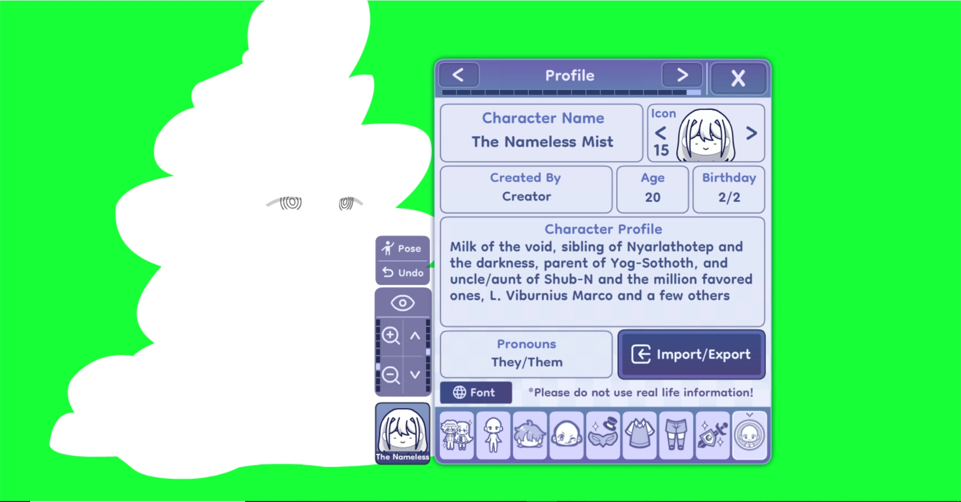 Made the nameless mist in my interpretation | Fandom