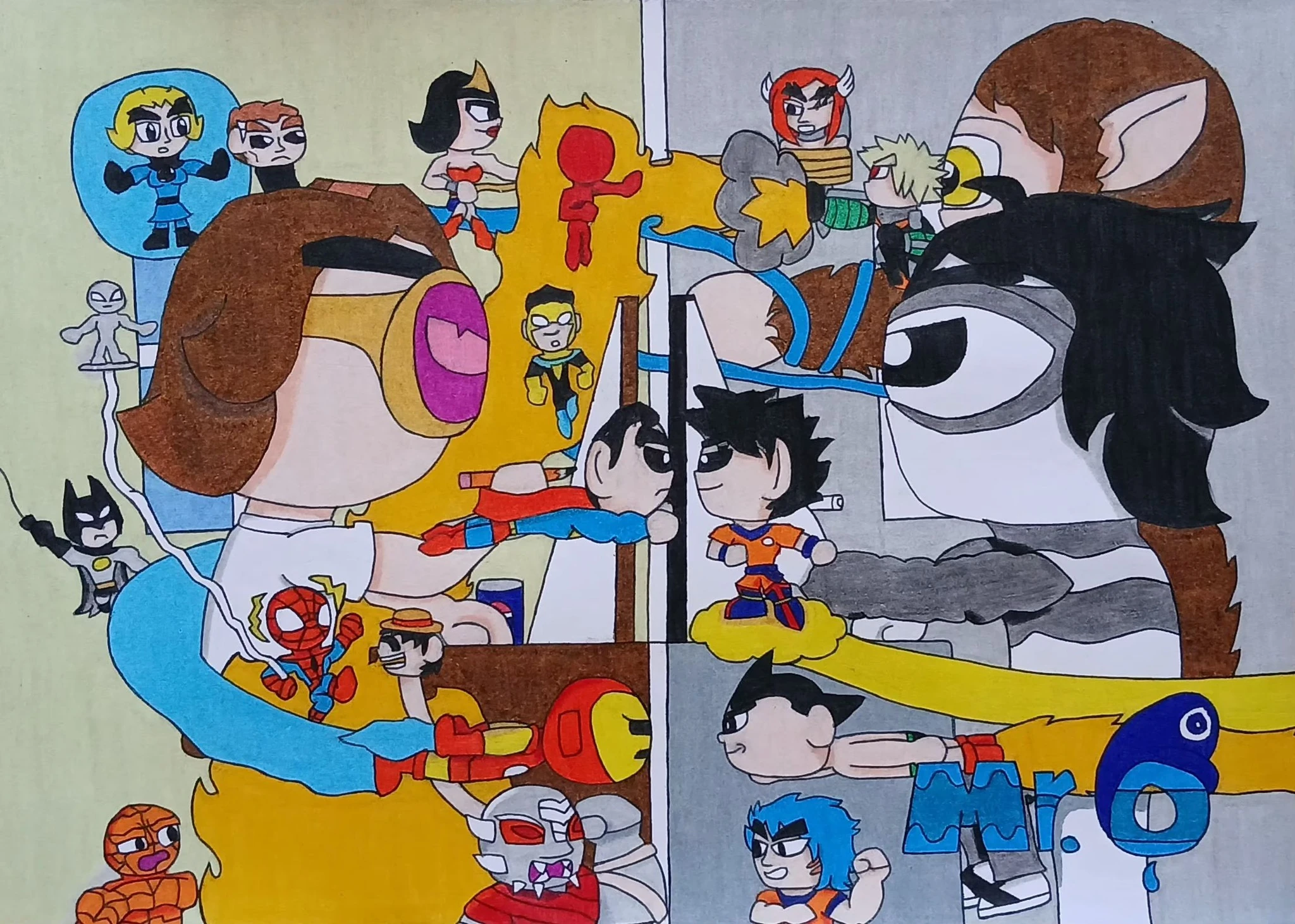 Comics vs Manga Part 1: Main Fan Art (by Mr.O!) | Fandom