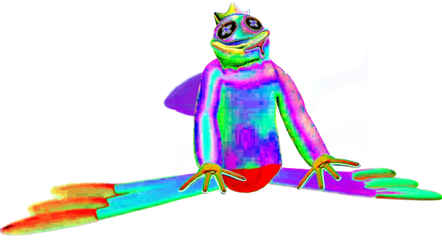 Rainbow Frog Gif Transparent