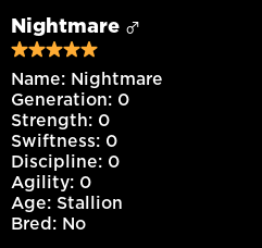 Trading my Stallion Nightmare for a High-Gen Unbred Horse | Fandom