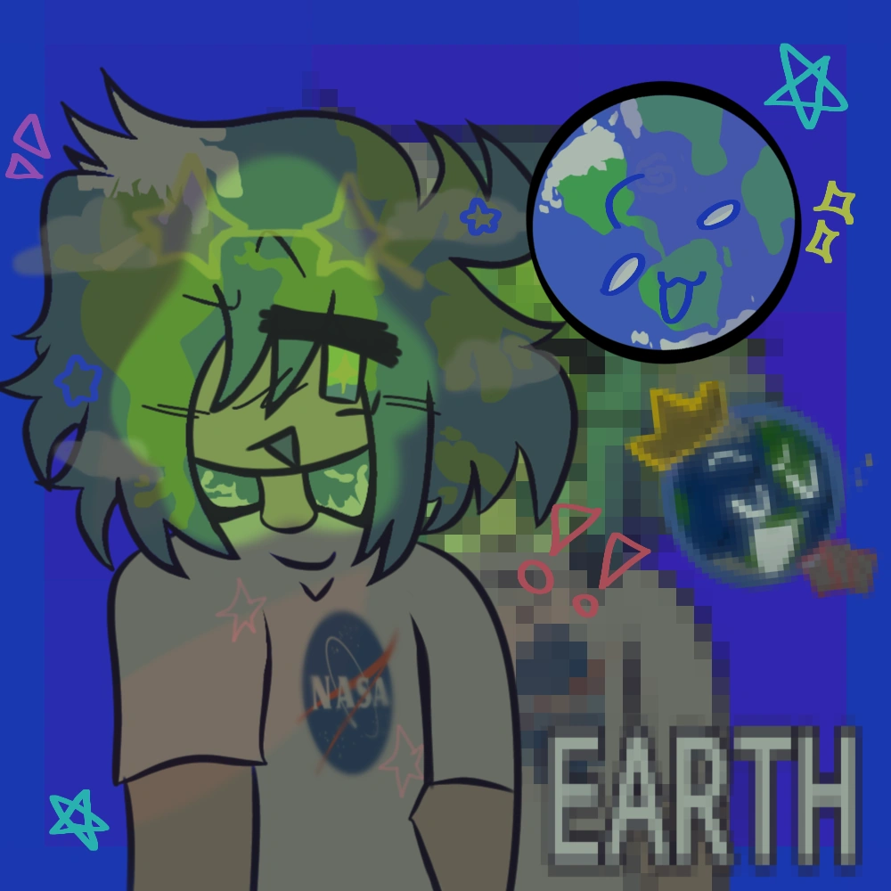 Happy earth day! / I drew humanized Earth | Fandom