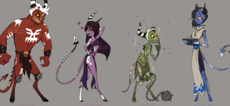 wait imps can be purple green and blue? | Fandom