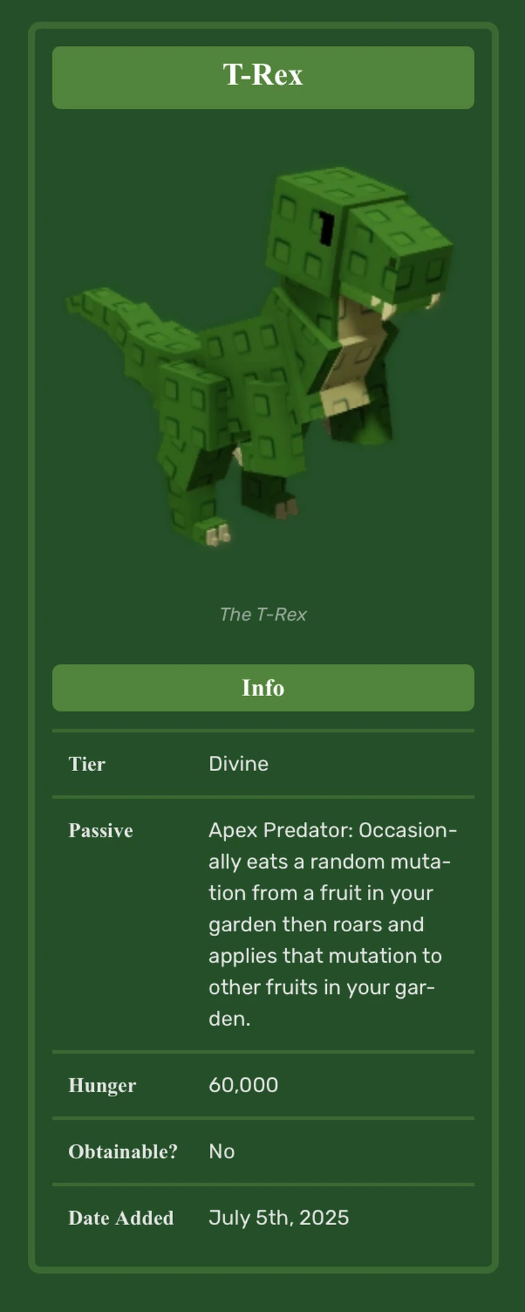 thoughts on trex? | Fandom