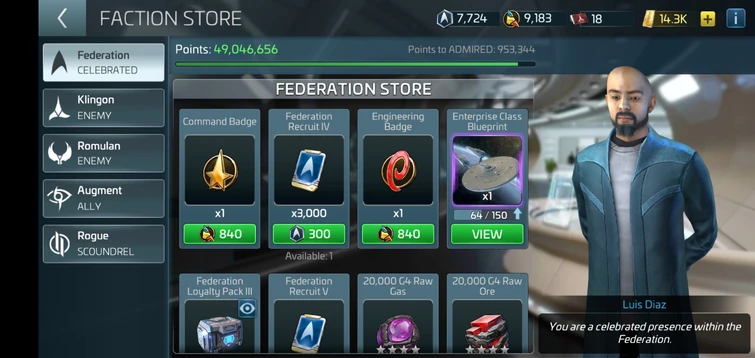 Faction Commendations | Fandom