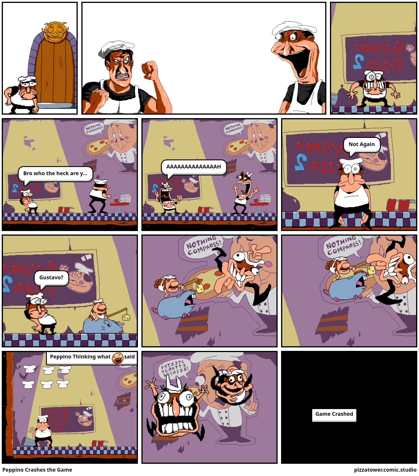 Peppino Crashes the Game | Fandom