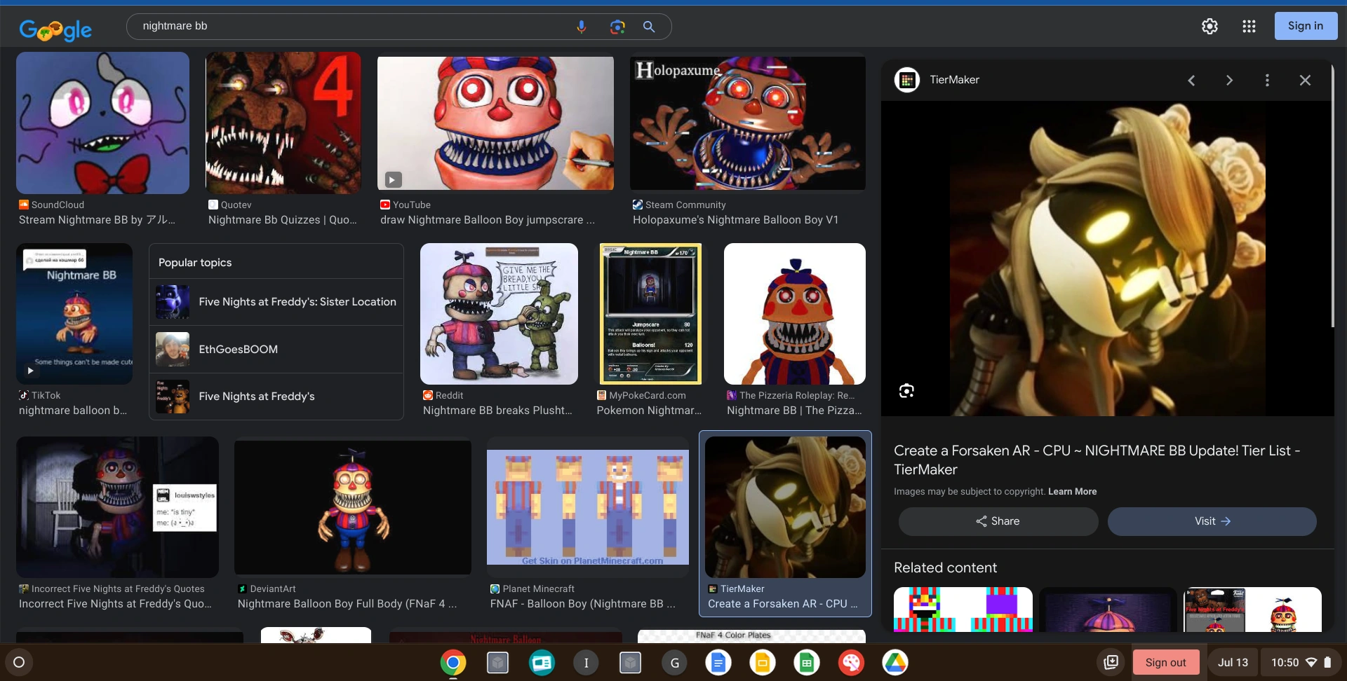 apparently Cyn is Nightmare BB | Fandom