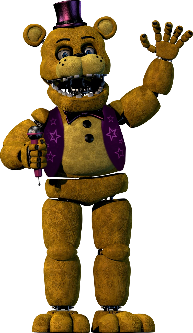 Restored Fredbear Remodel Concept (Model Credits: Bloodberry-Panda) | Fandom
