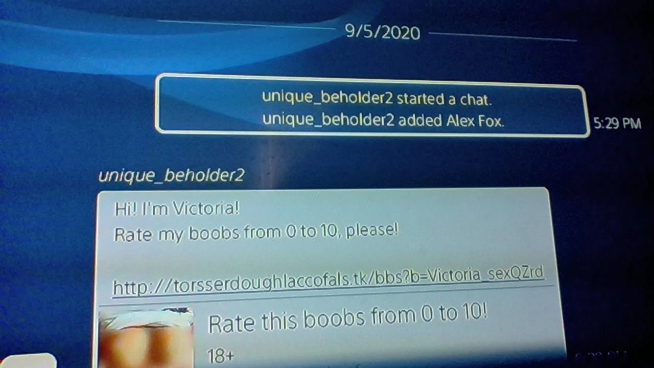 weird ps4 messages | Fandom