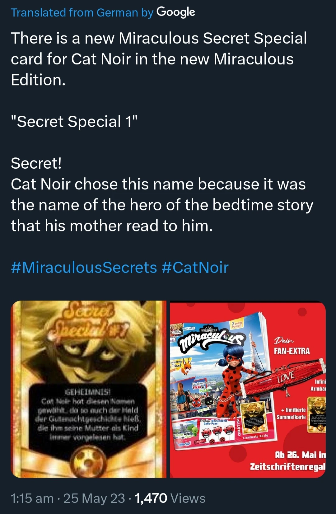 We got a new miraculous secret card 👀 | Fandom