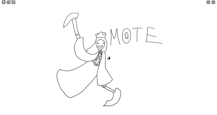 I tried to draw mote in "Free Draw 2". | Fandom