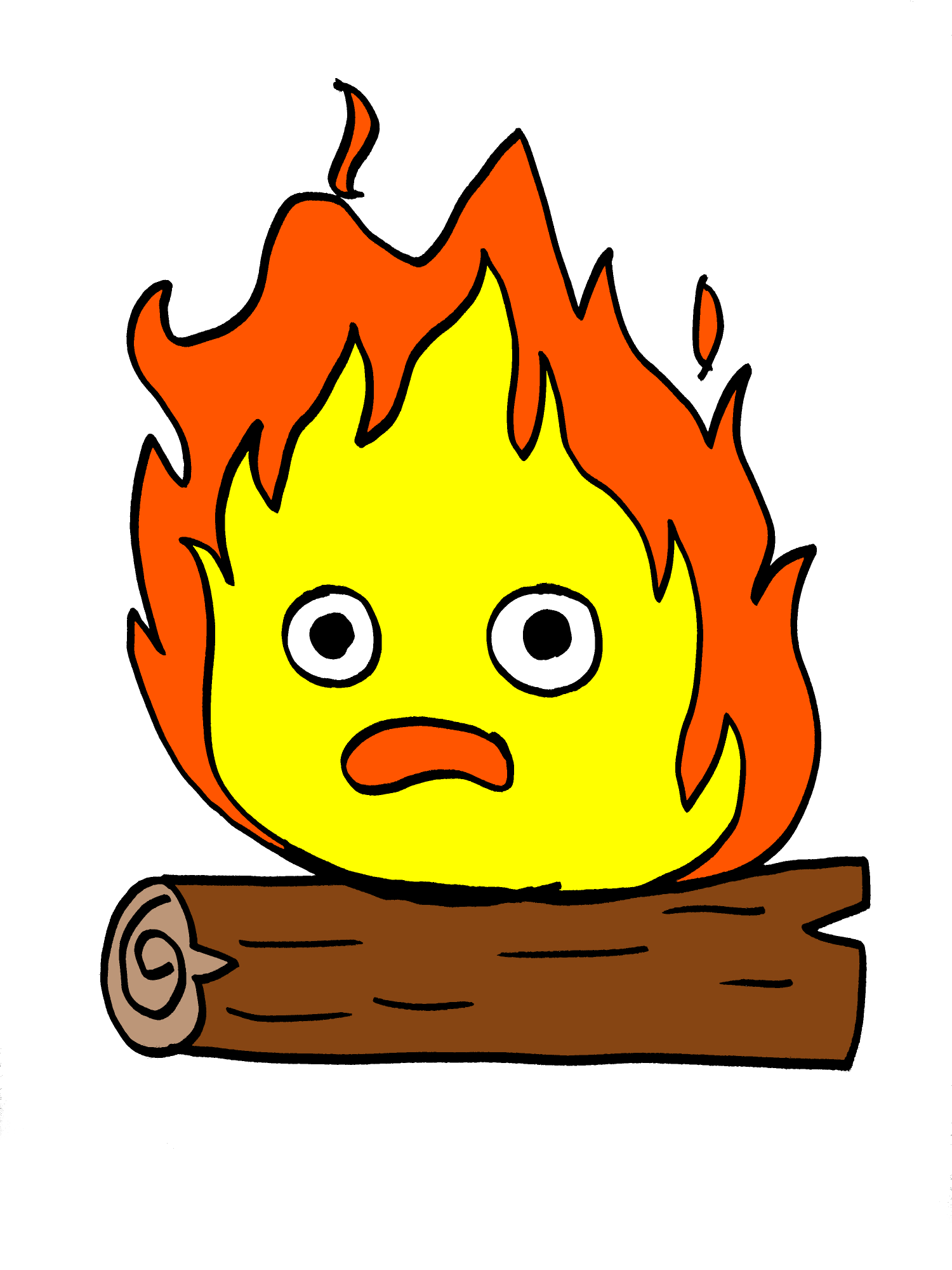 My drawing of Calcifer | Fandom