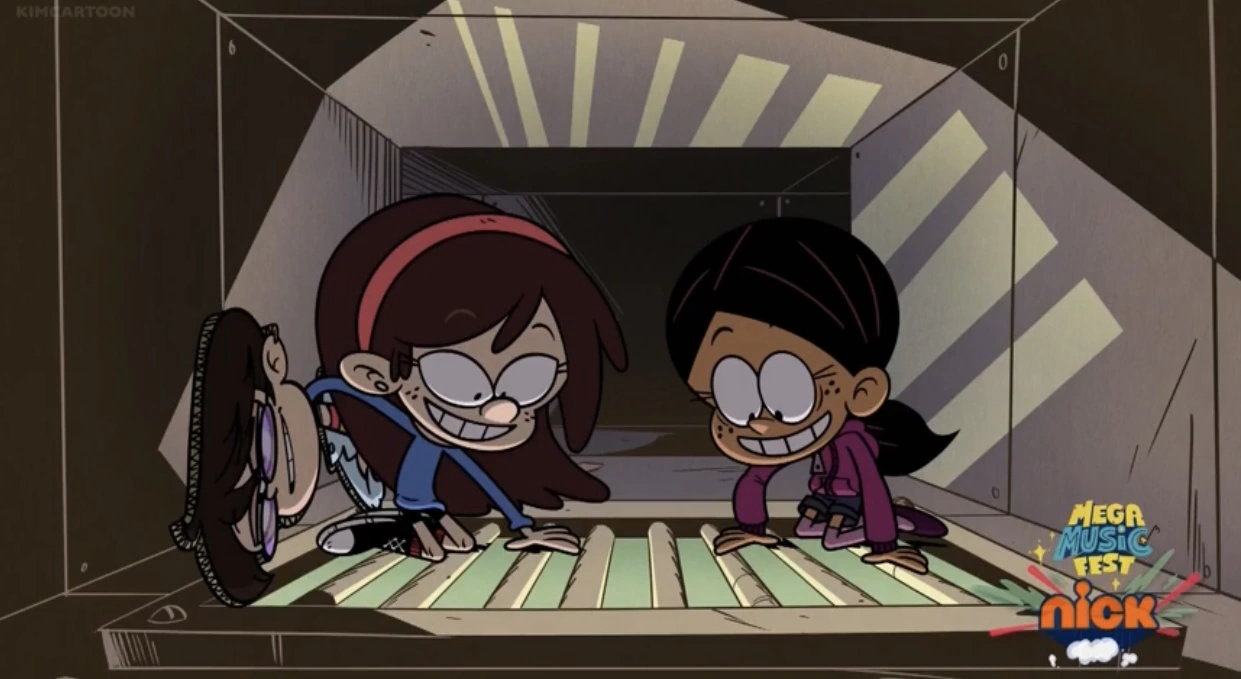 Wait, I thought Ronnie Anne have fear of crawling through air vents ...