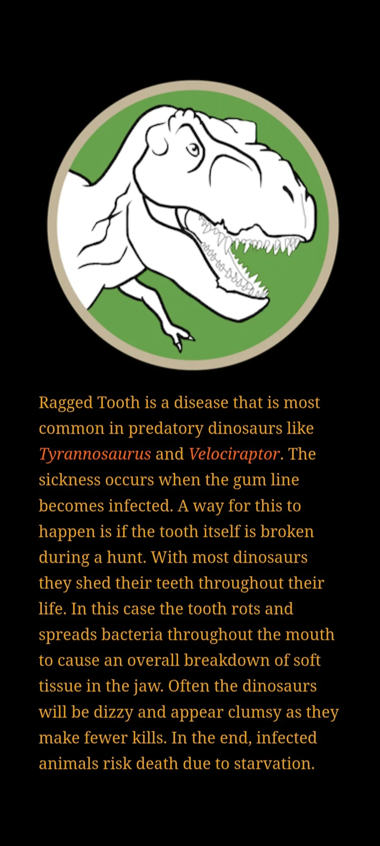 Apparently, JWD Giganotosaurus had ragged tooth. | Fandom