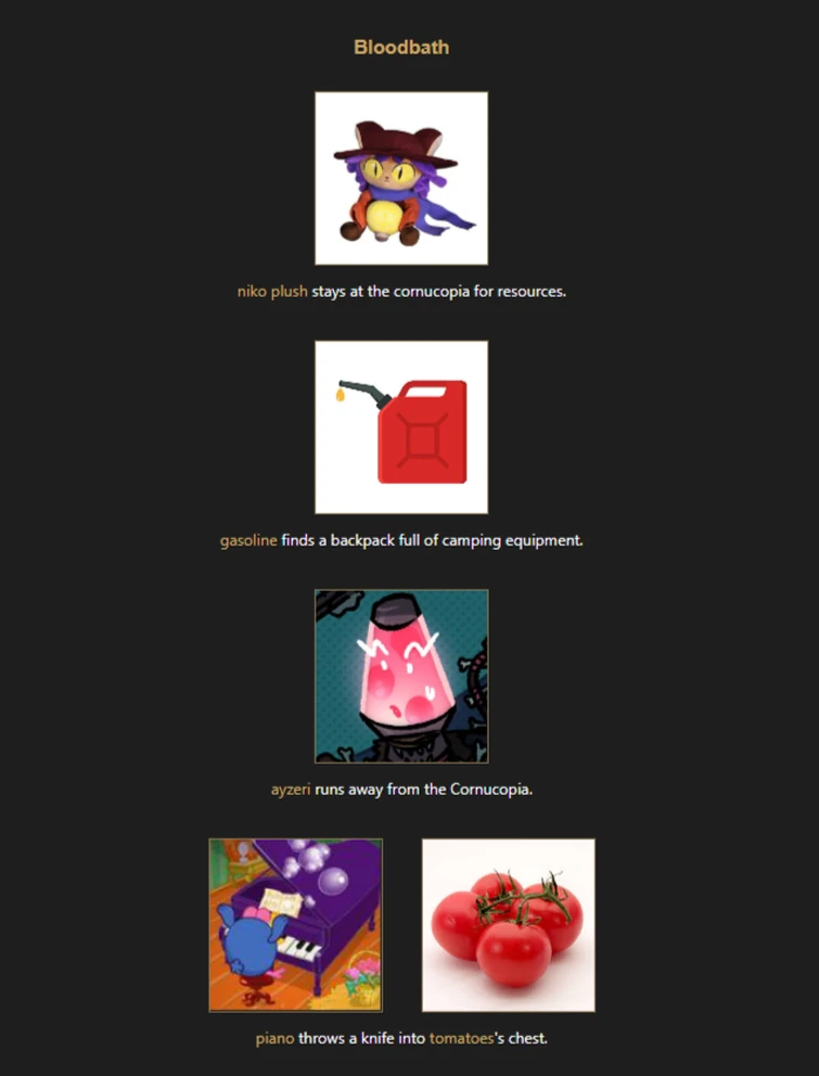 object hunger games results yay | Fandom