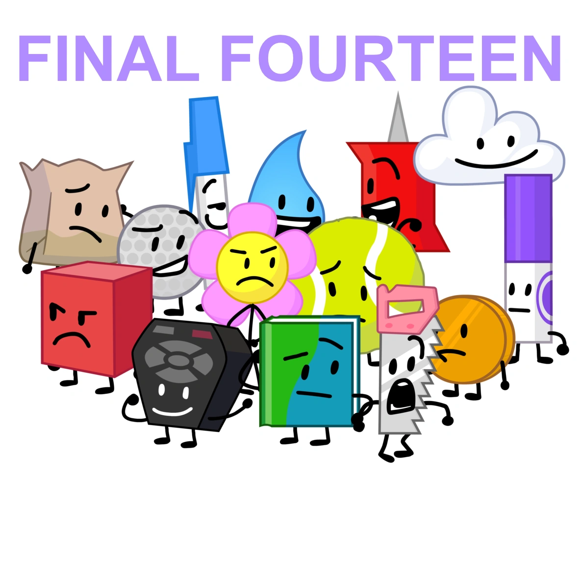 What I think the final 14 of BFB would be if it never split | Fandom