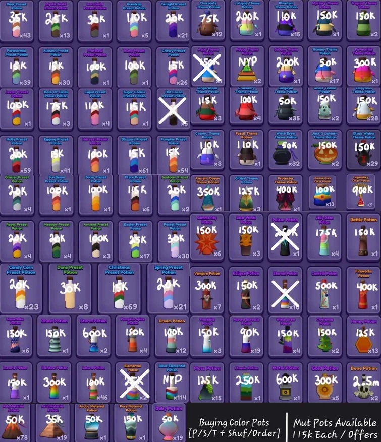 Lf: Color Potions | Fandom