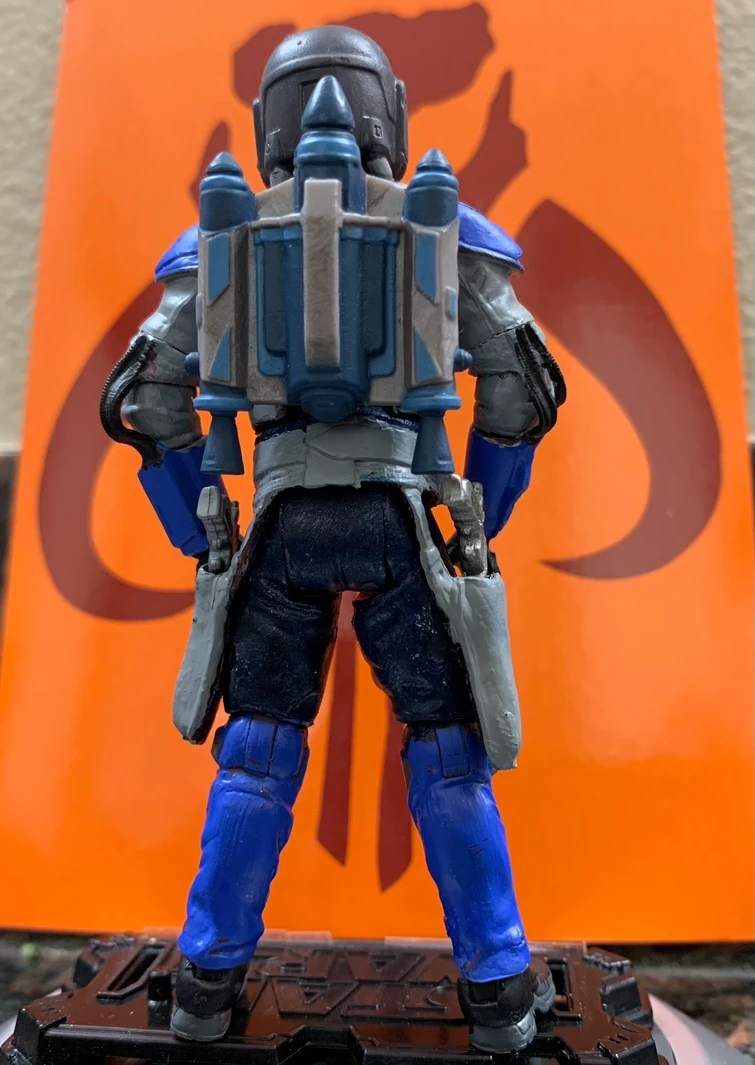My first “kit bashed” figure. Introducing Fenn Rau, ace of Mandalore ...