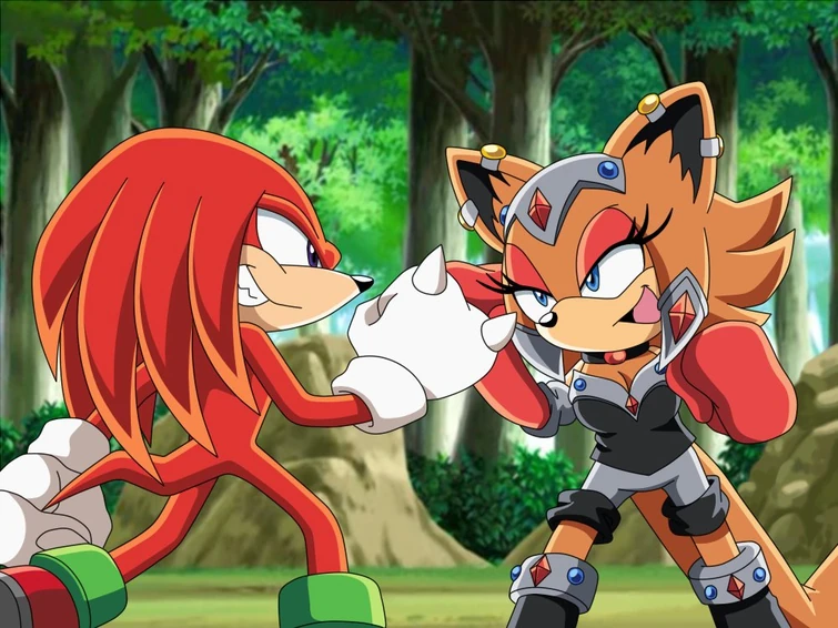 Knuckles and Aztec : Art by Y-Firestar | Fandom