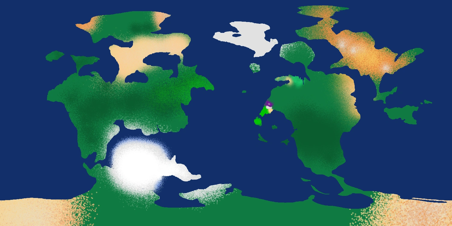 Tried to recreate the real earth with the bfdi/bfb world map | Fandom