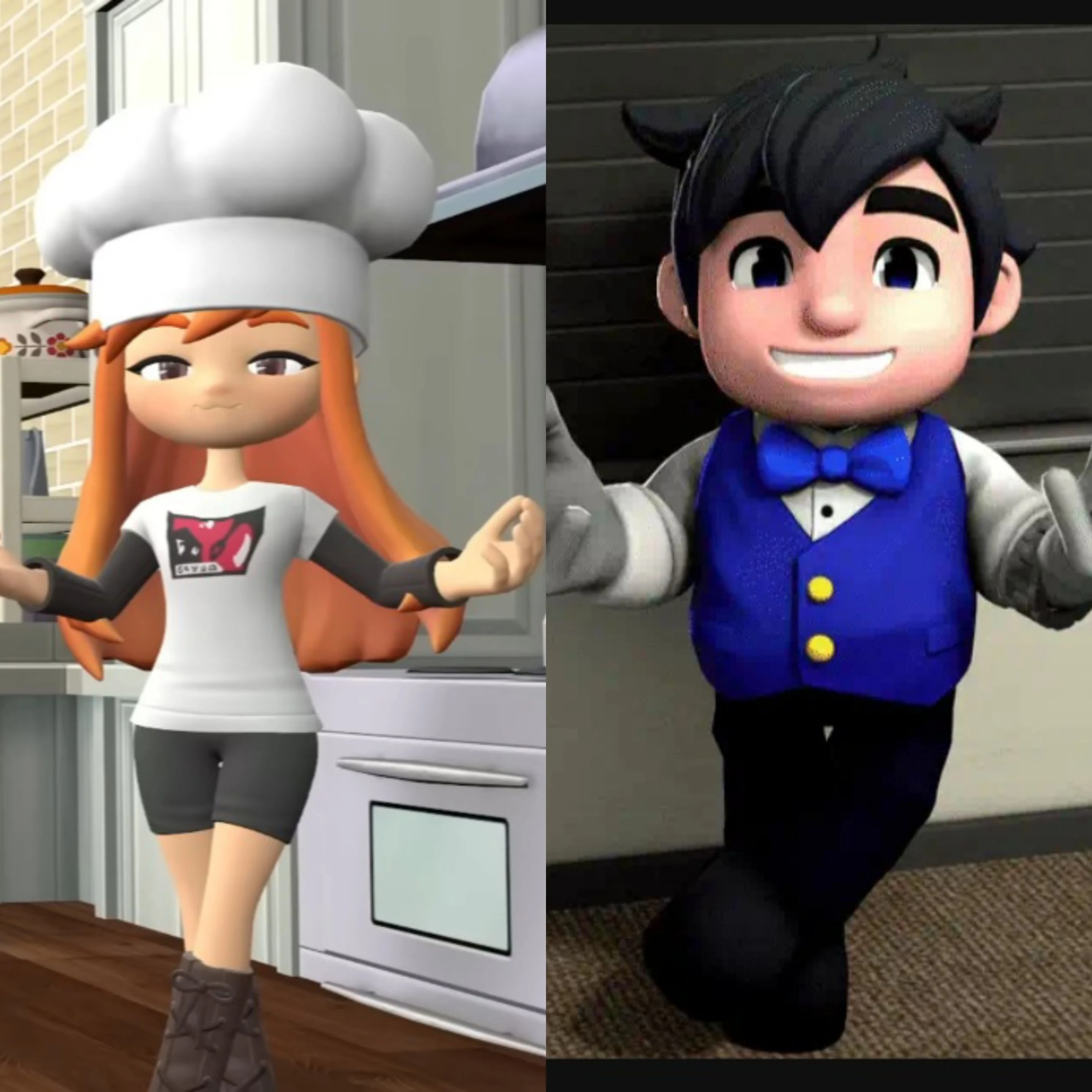 Meggy did the SMG4 & SMG3 Spy pose | Fandom
