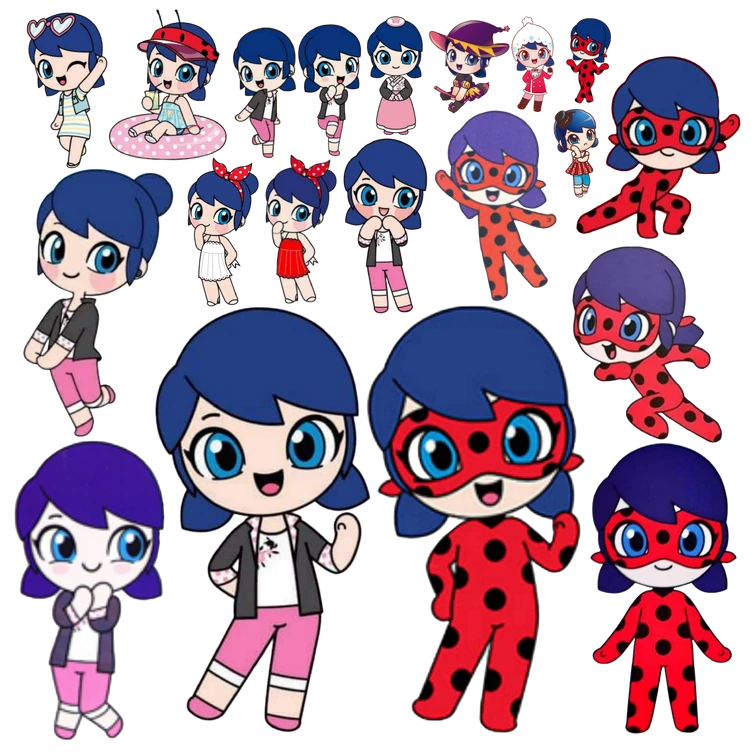 More Marinette Cute Korean Chibi PNG | Fandom