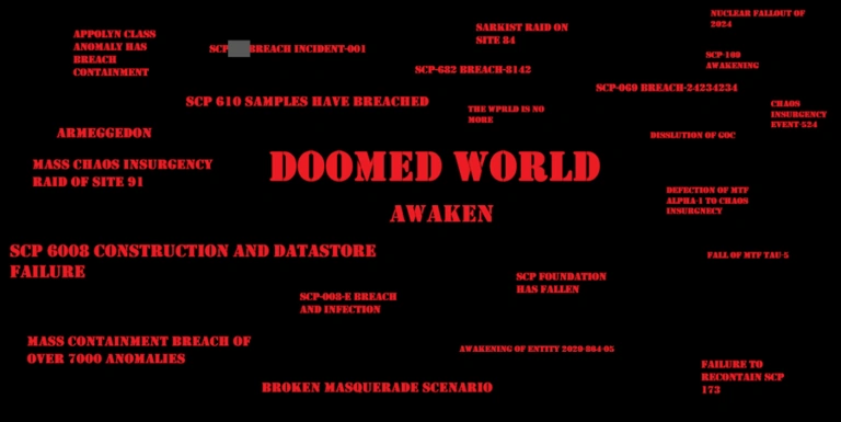 Thumbnail for an SCP themed apocalypse RPG Game | Fandom