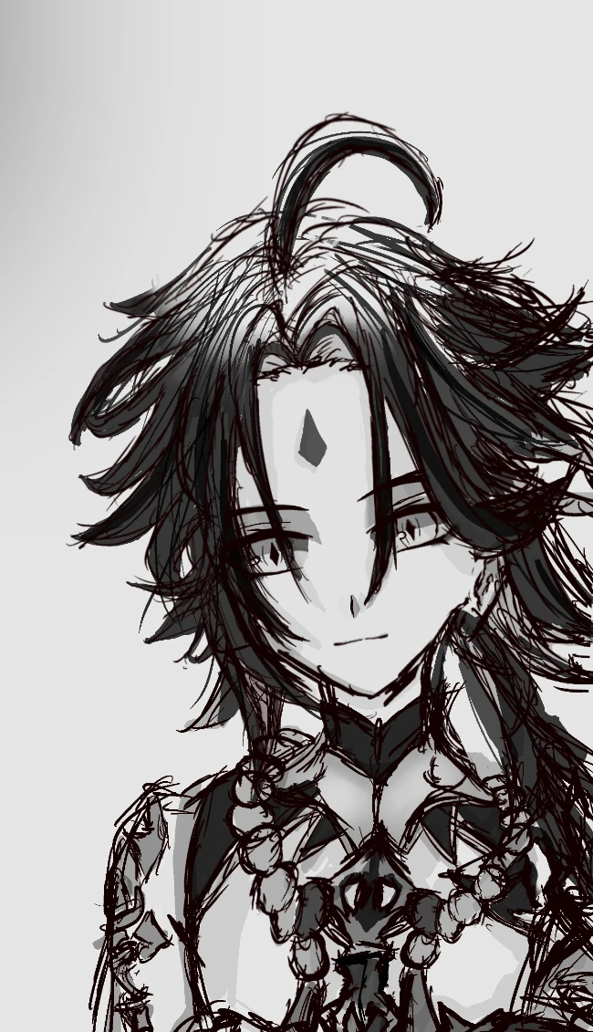 Another Xiao Sketch | Fandom