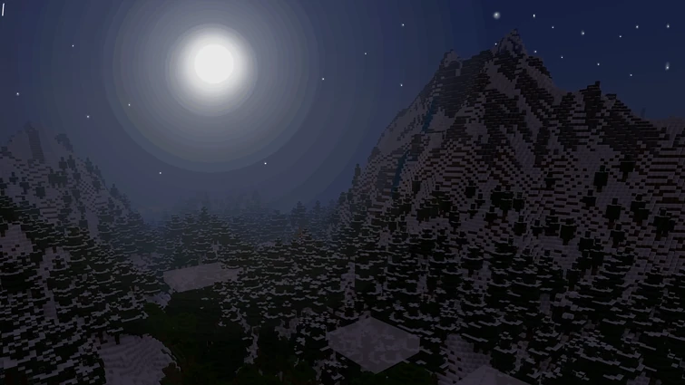 Minecraft Shaders Night