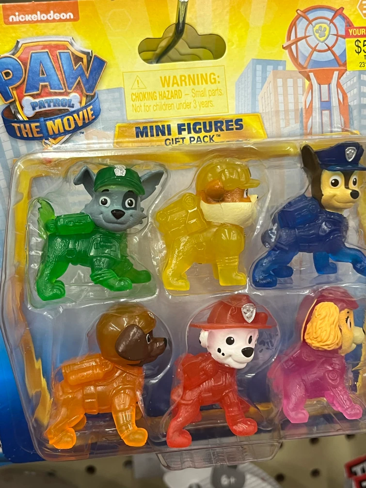 I found paw patrol the movie mini figures at hobby lobby! | Fandom
