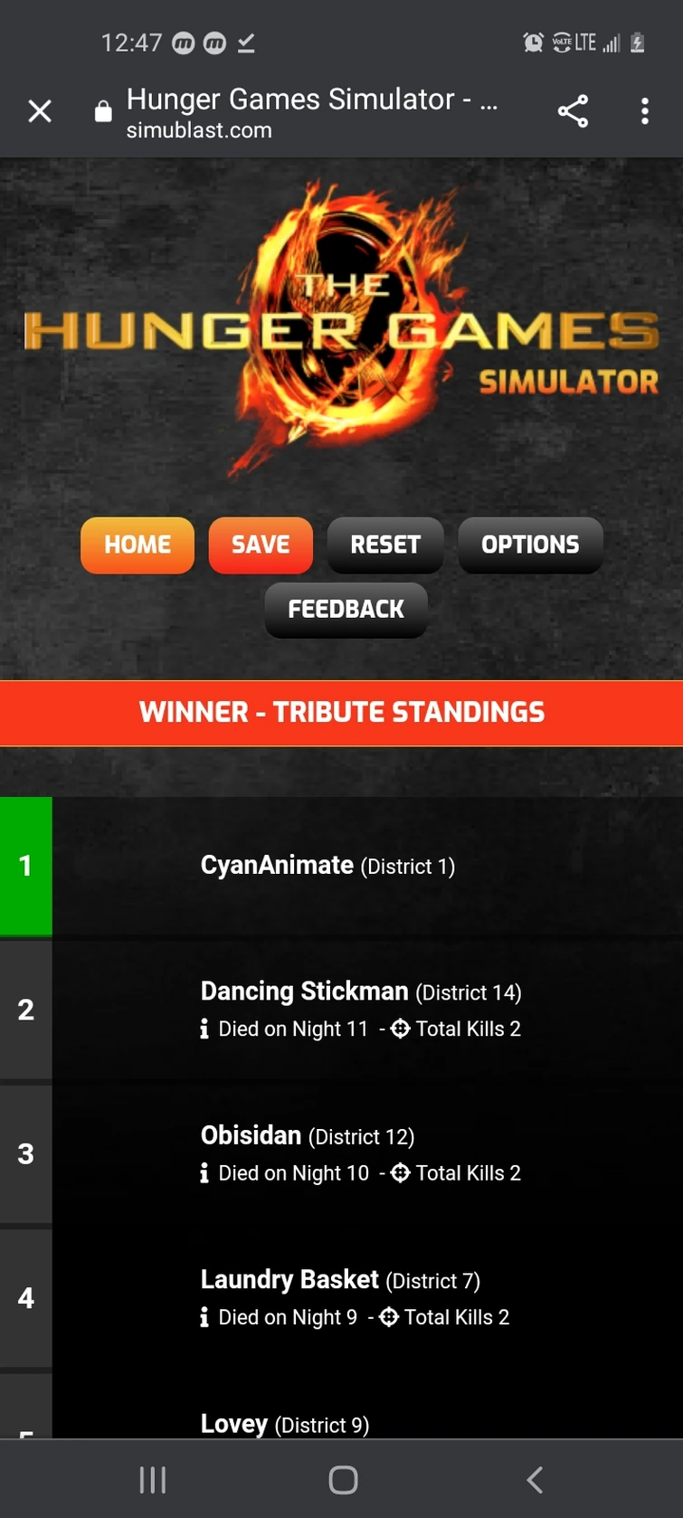 CYANANIMATE WINS THE HUNGER GAMES | Fandom