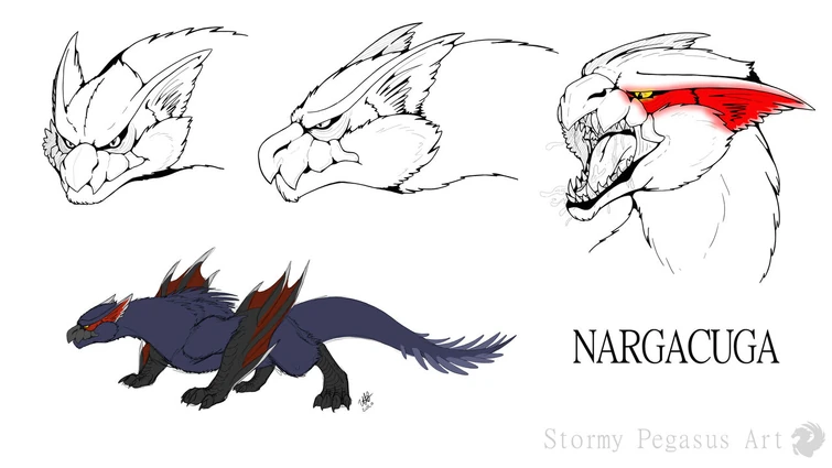 Nargacuga Drawing