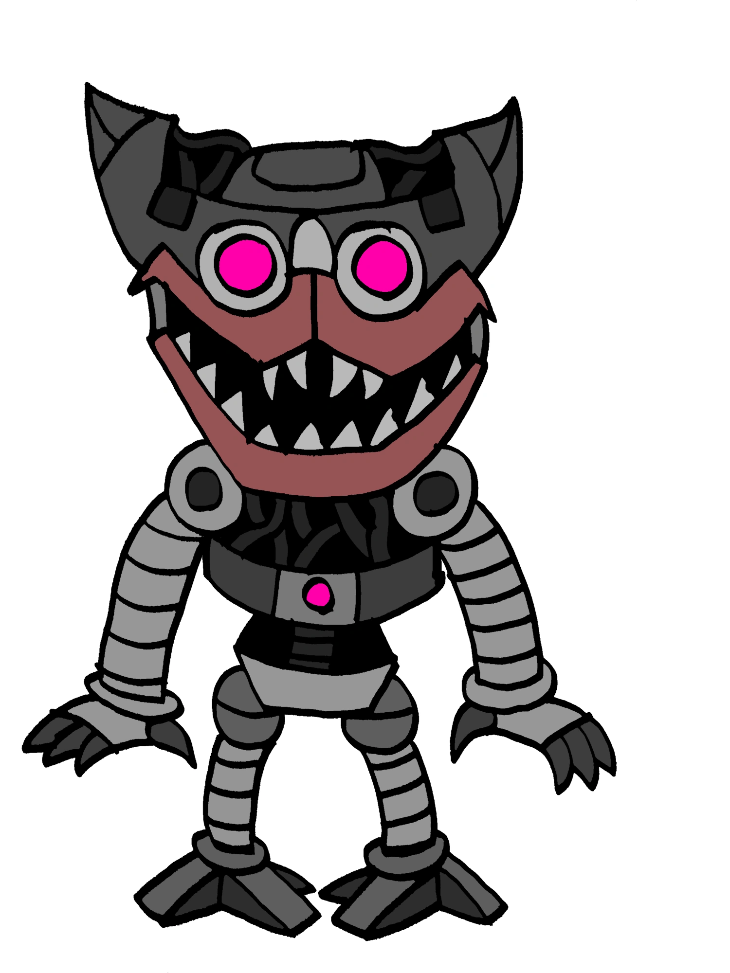 My drawing of Robot Huggy Wuggy | Fandom