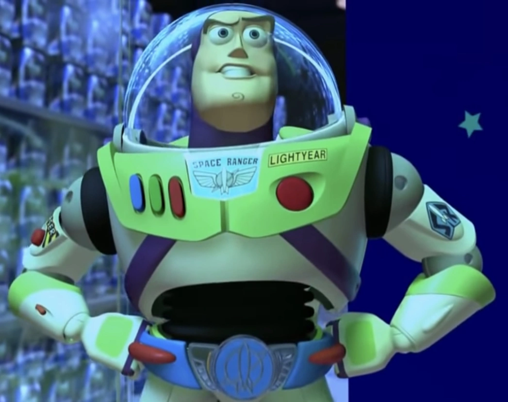 Captain Buzz Lightyear via His Utility-Belt Self via His Toy-Appearance ...