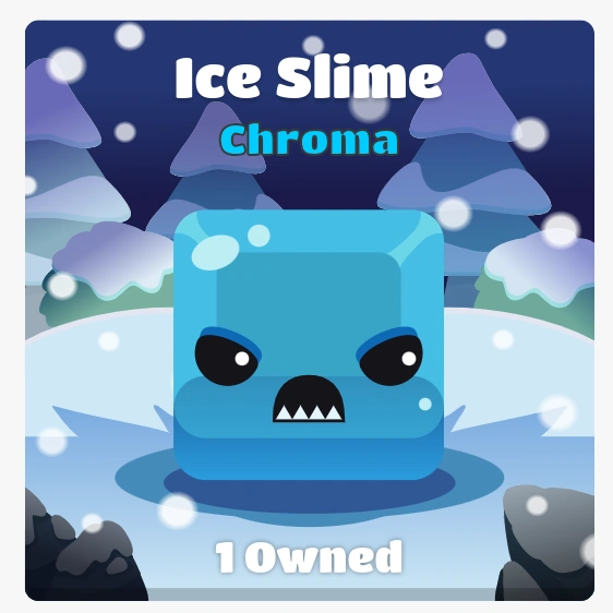 MY FIRST CHROMA !!!!!!!!!!!!!! its from the ice monster packs and is really cool | Fandom