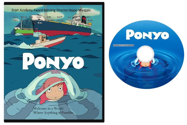 Redesigned Cover and Disc for Ponyo | Fandom