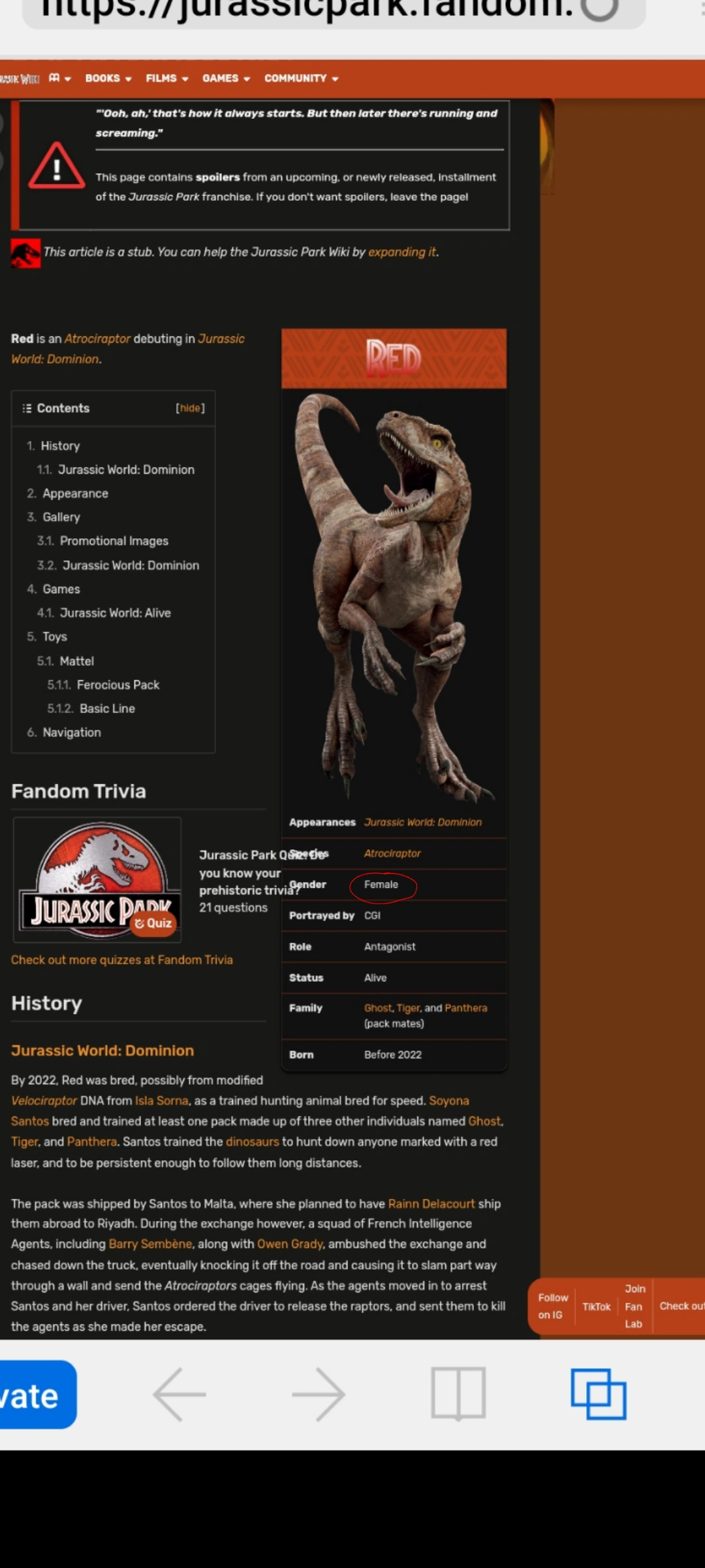 Atrociraptor Red | Fandom