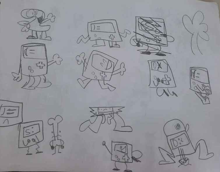 GBOY Art dump 2: the Sequel in paper | Fandom