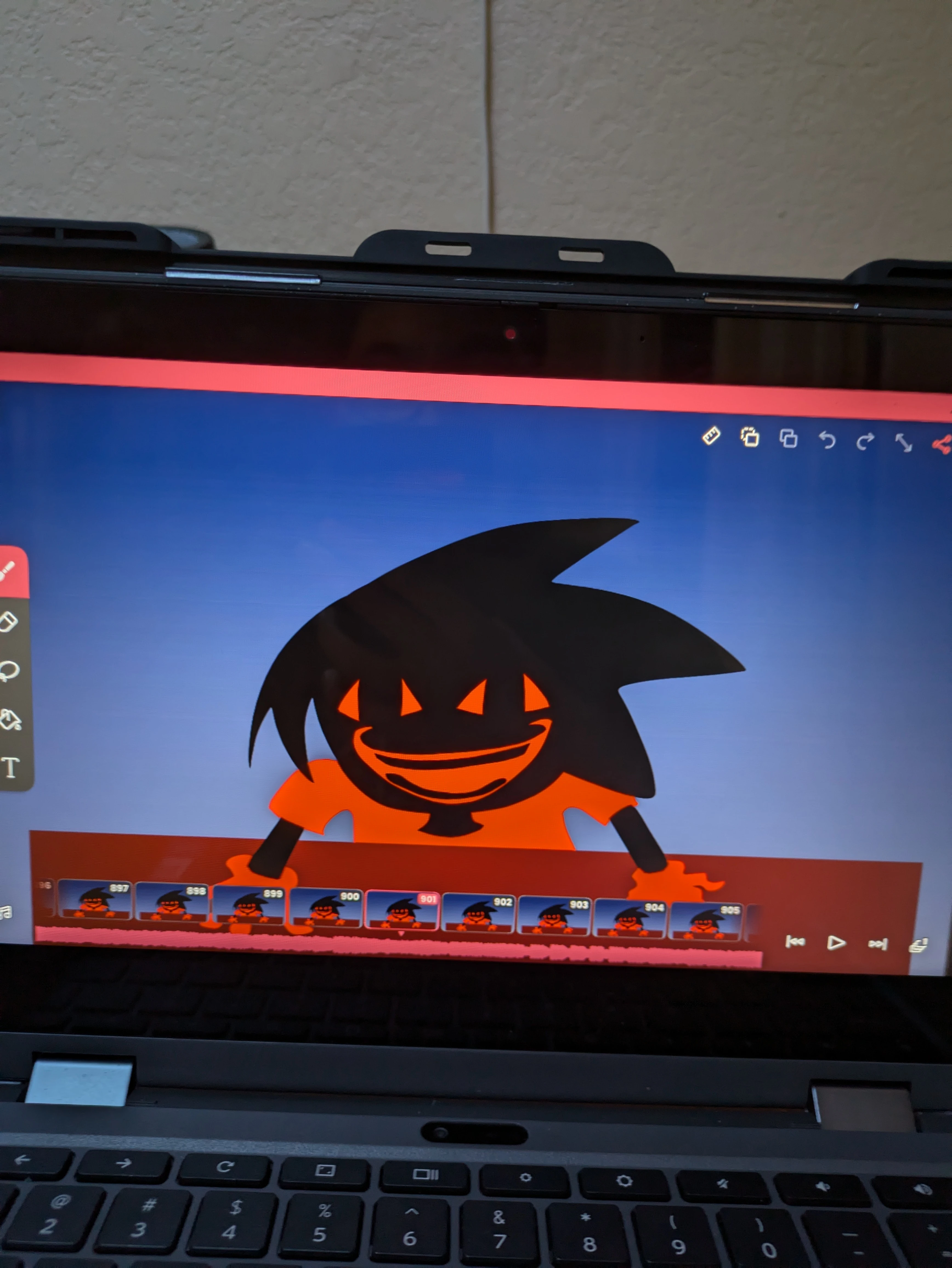 God this animation is gonna be so hype (don't mind the reflection, I ...