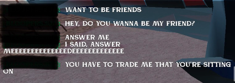 This seems funny if you realize the person is talking to someone who’s ...