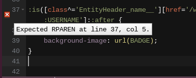 what is wrong with this user's common.css? | Fandom