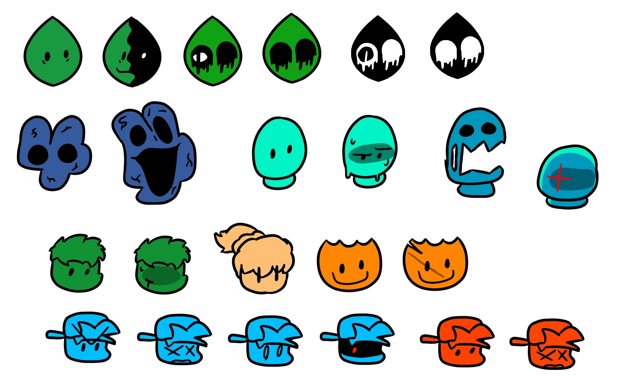 FNF: Corrupted File - Character Icons | Fandom