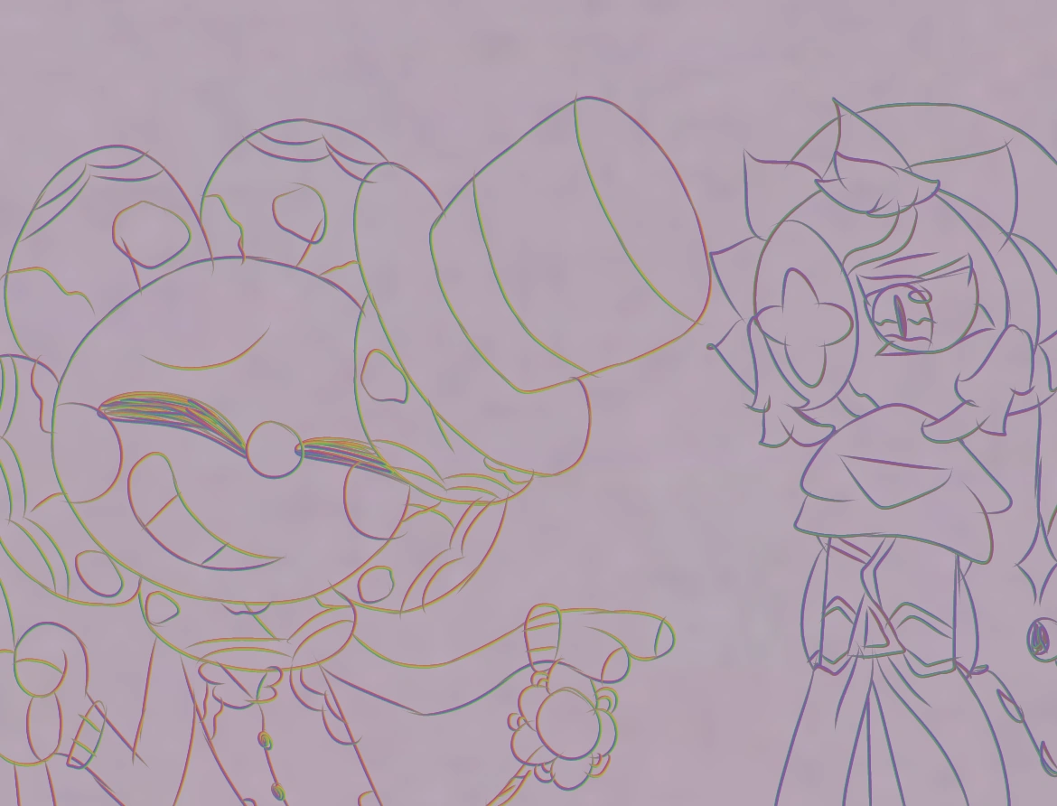 Just a silly showtime panic doodle | Fandom